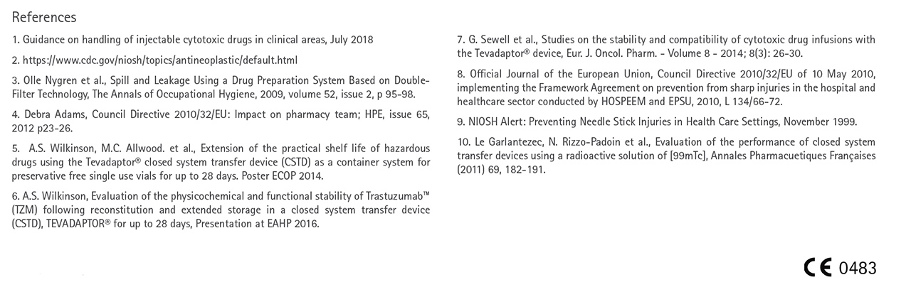 Tevadaptor® - CTSD for the Administration of Hazardous Drugs